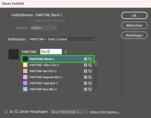 Volltonfarbe anlegen: InDesign, Illustrator, Photoshop – Tutorial