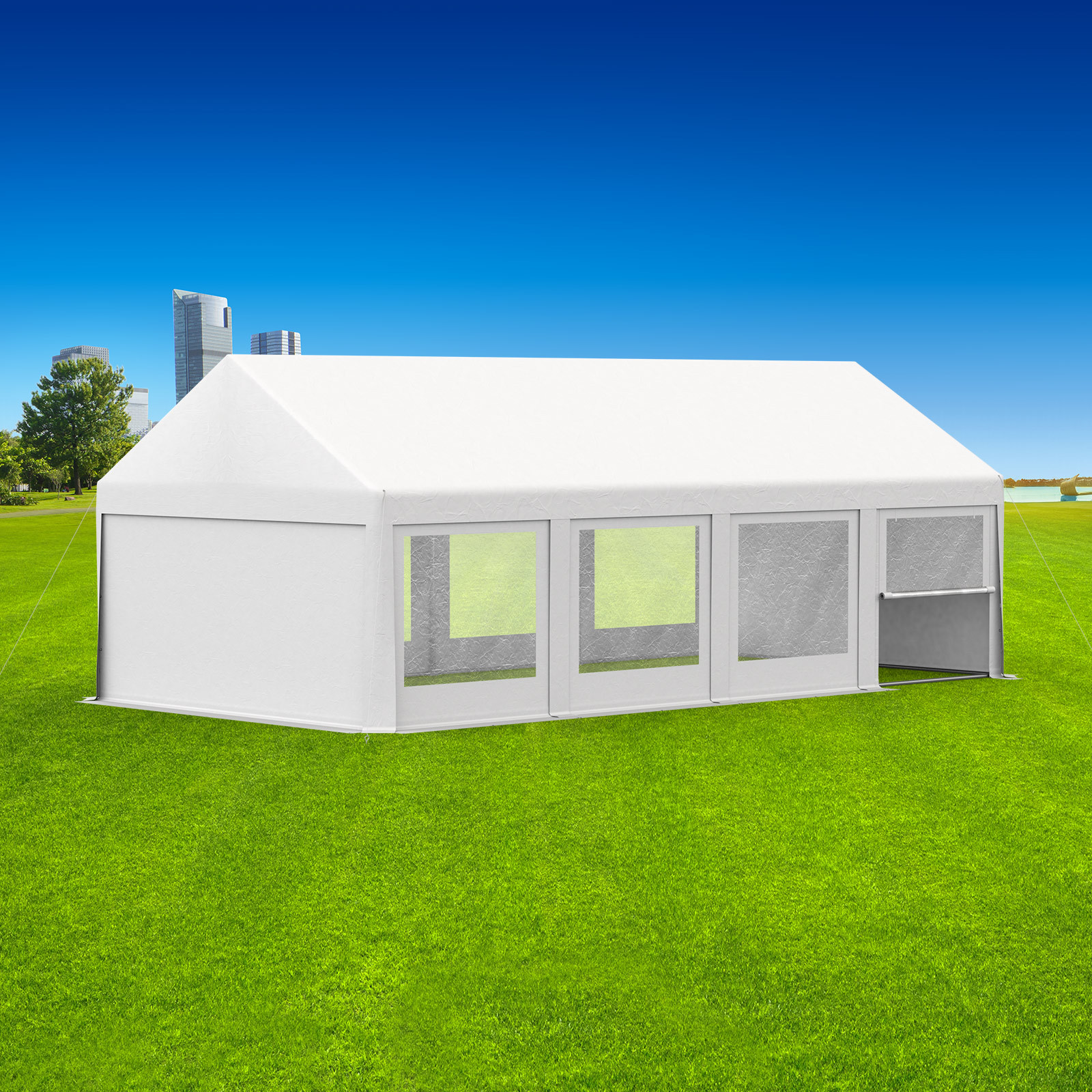 Partyzelt Premium: extra verstärkter Rahmen - wasserdicht