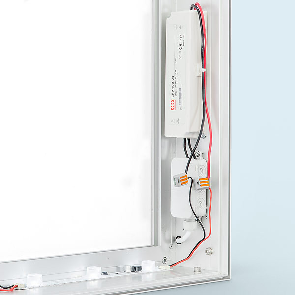 LED Leuchtkasten Q-Frame® 120, quad. - gestalten & bedrucken